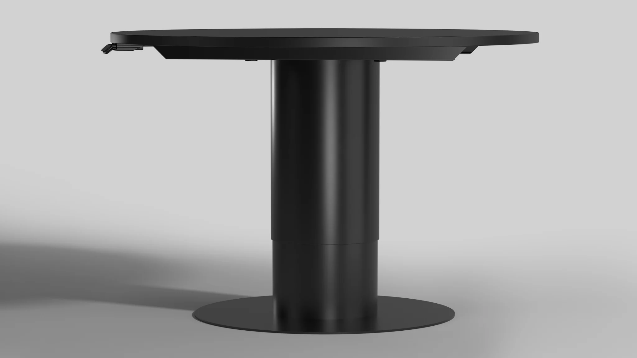 Height adjustable table round Unidesq - Unidesq